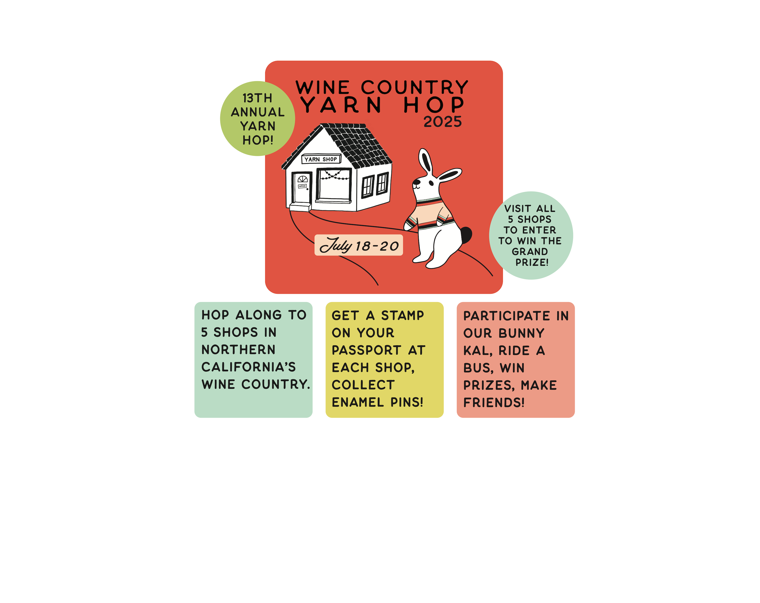 WINE COUNTRY YARN HOP